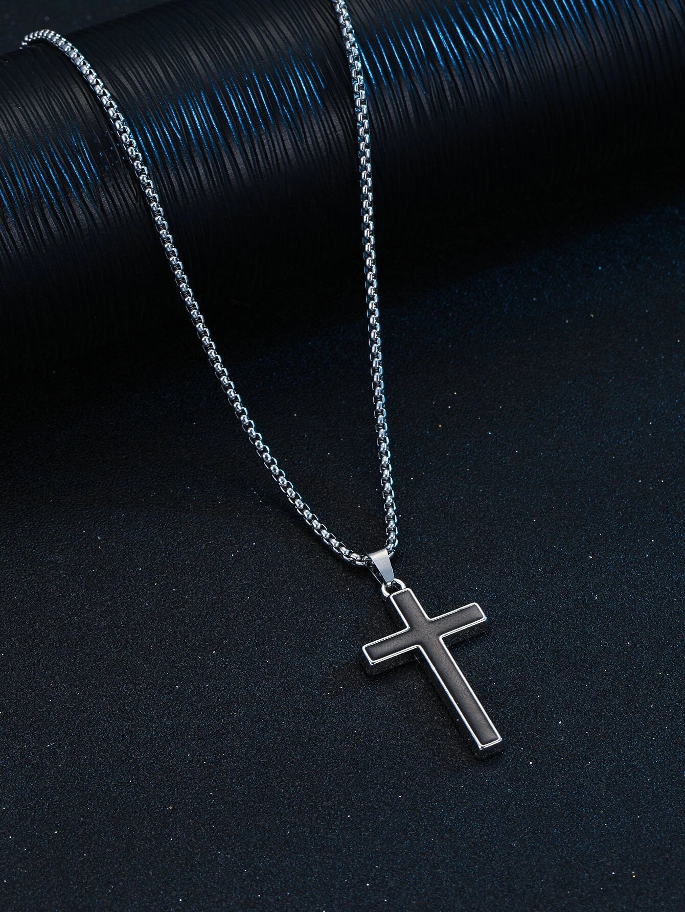 8182 2b-01-13 Hombres Collar accesorio cruzado – sofve