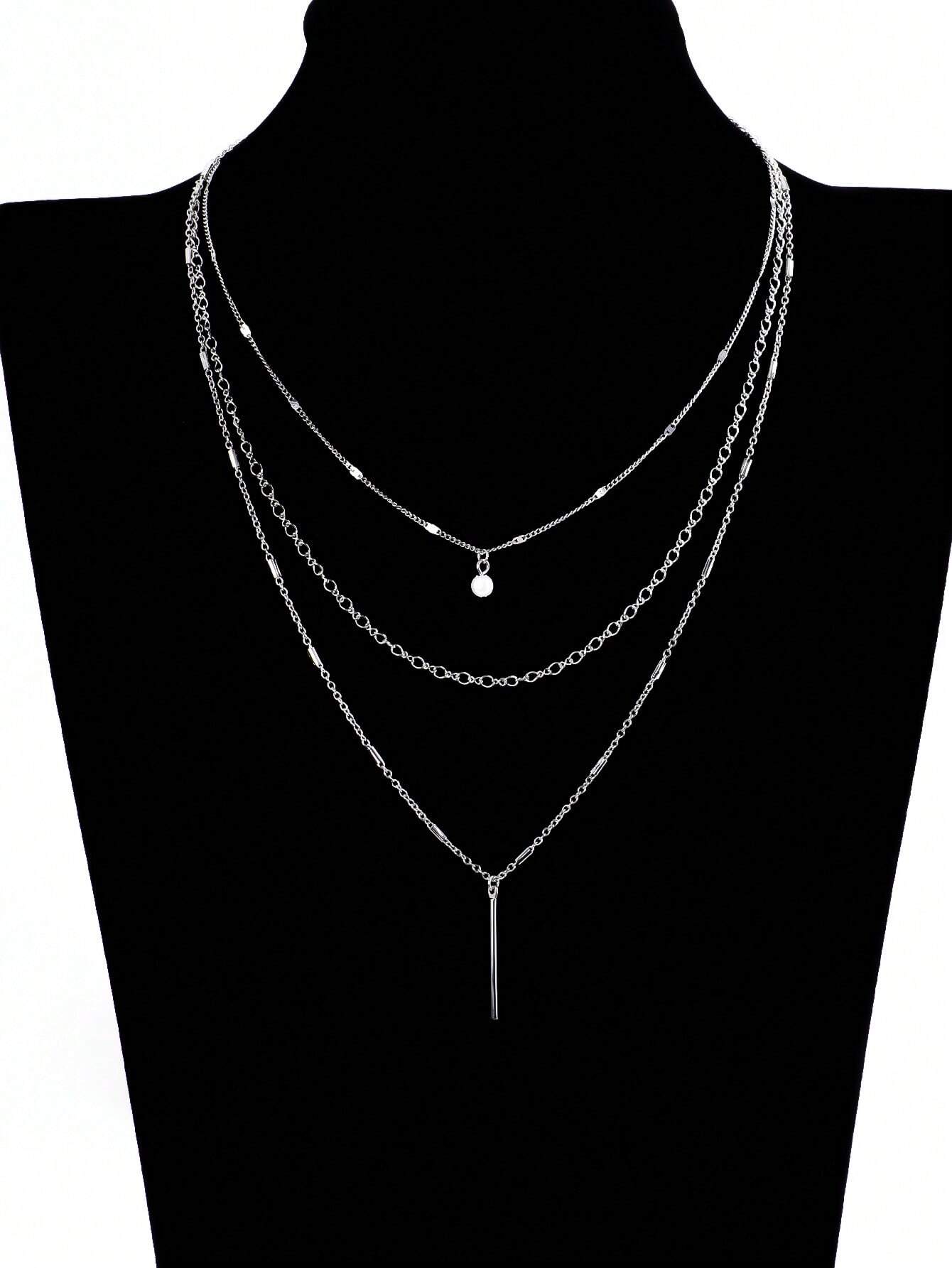 7946 1b-03-18 Una Pieza Collar De Clavícula Multicapa – sofve