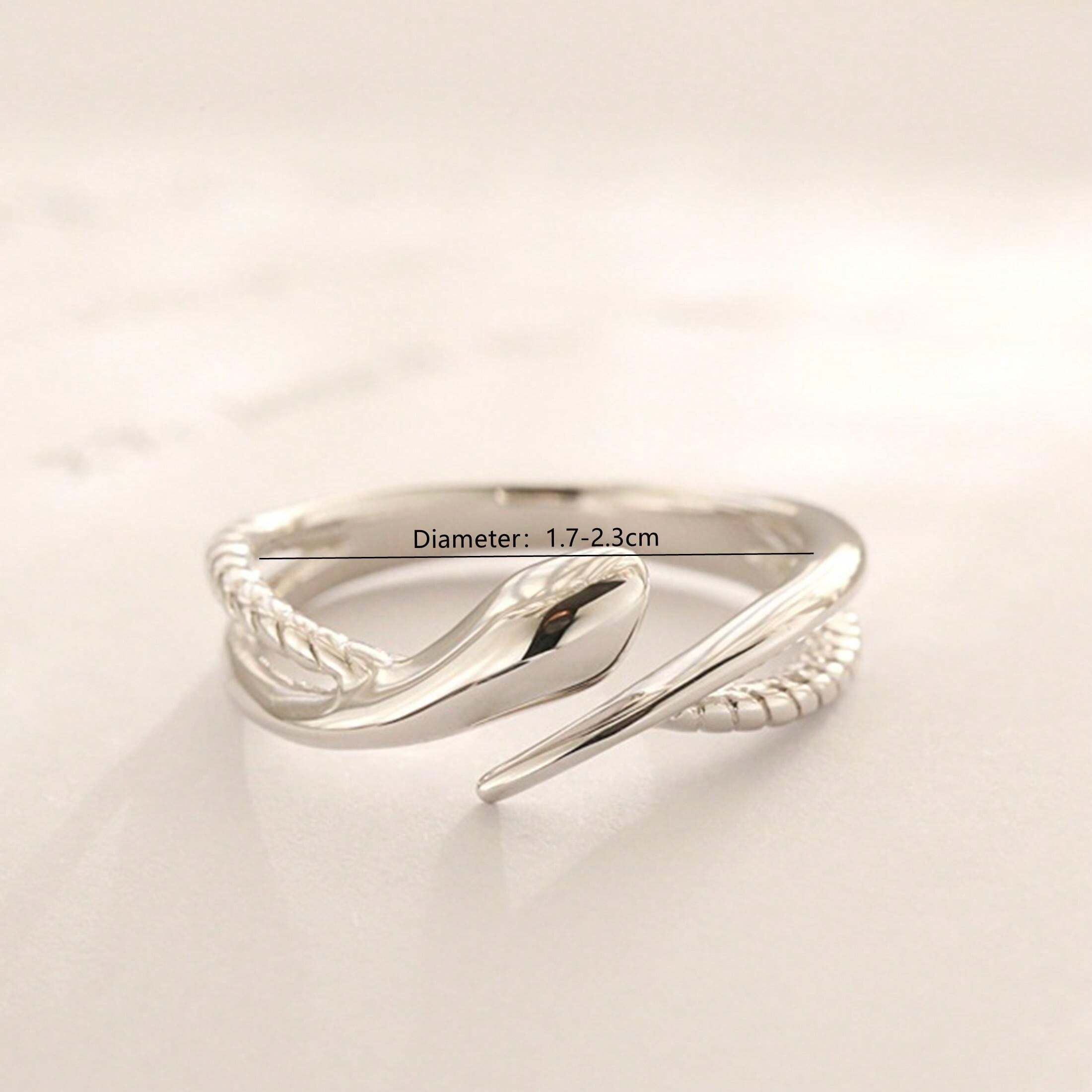 10617 1b-074 Anillo De Serpiente Hecho De Cuerda Para – sofve